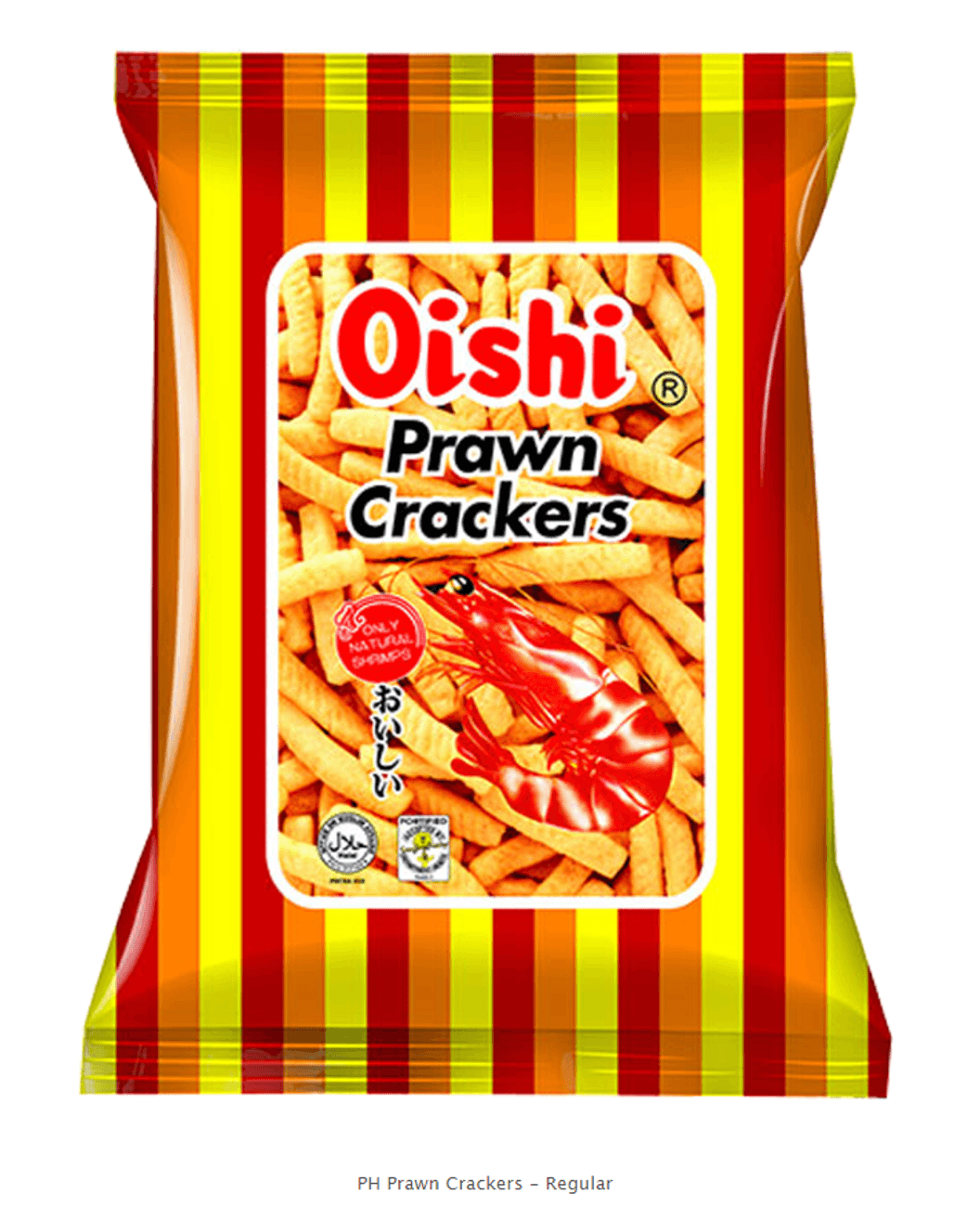 Oishi Prawn Crackers Classic 90g - Gesil Sari-sari Store